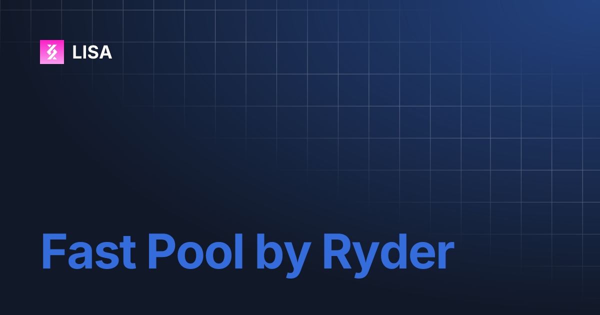 Fast Pool by Ryder | LISA